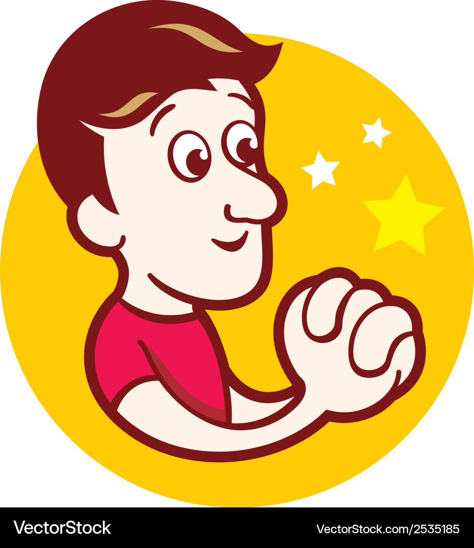 Wish Making Symbol Royalty Free Vector Image - VectorStock