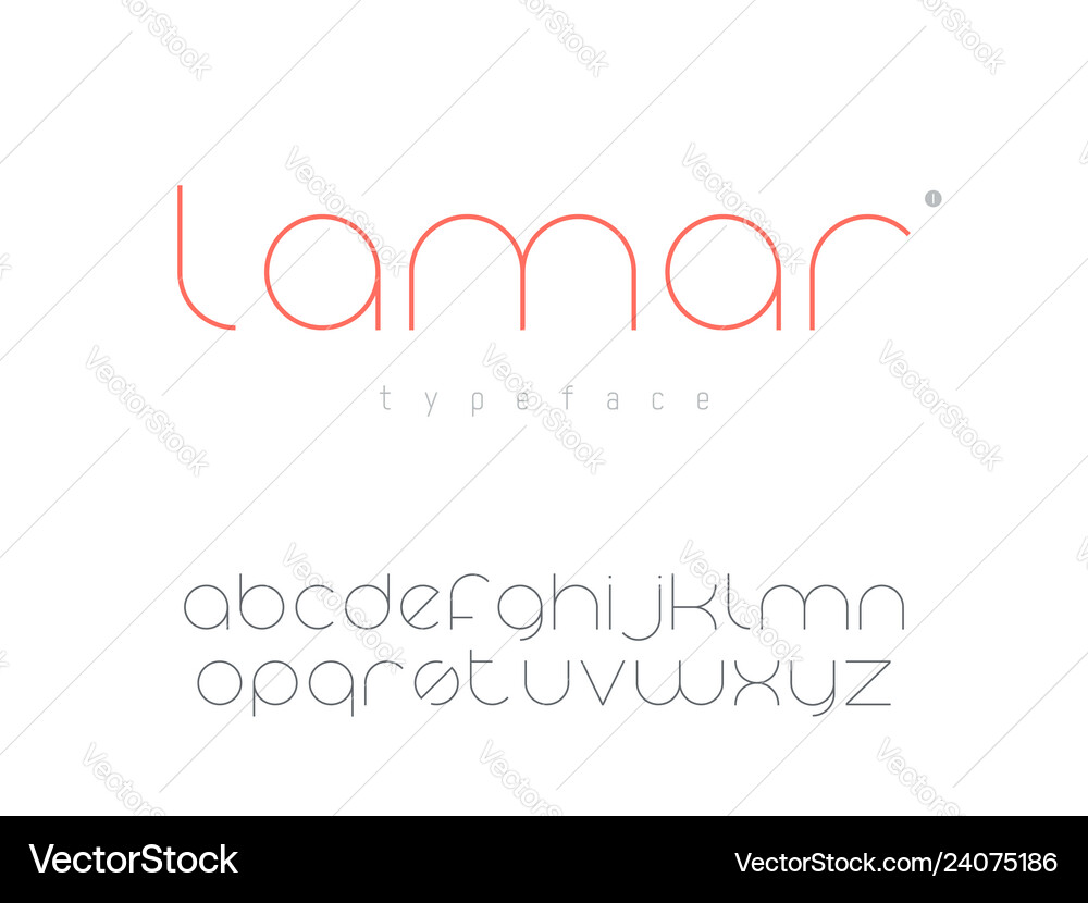 Latin lowercase alphabet letters and numbers Vector Image