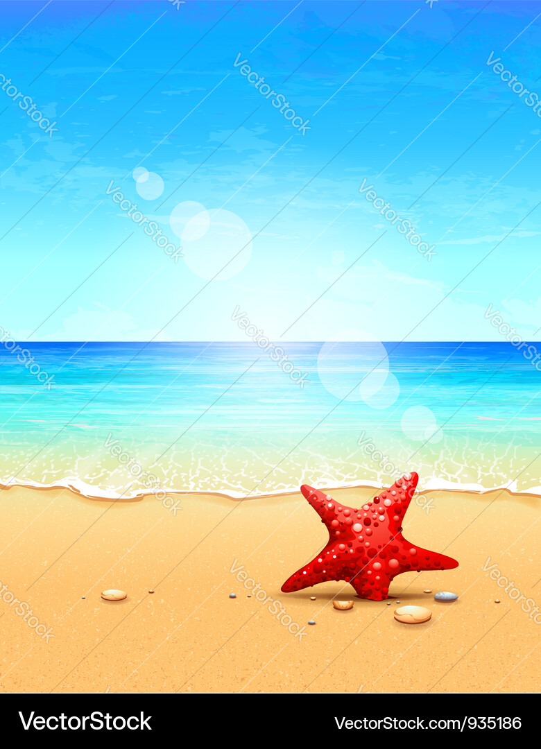 Seascape Royalty Free Vector Image - VectorStock