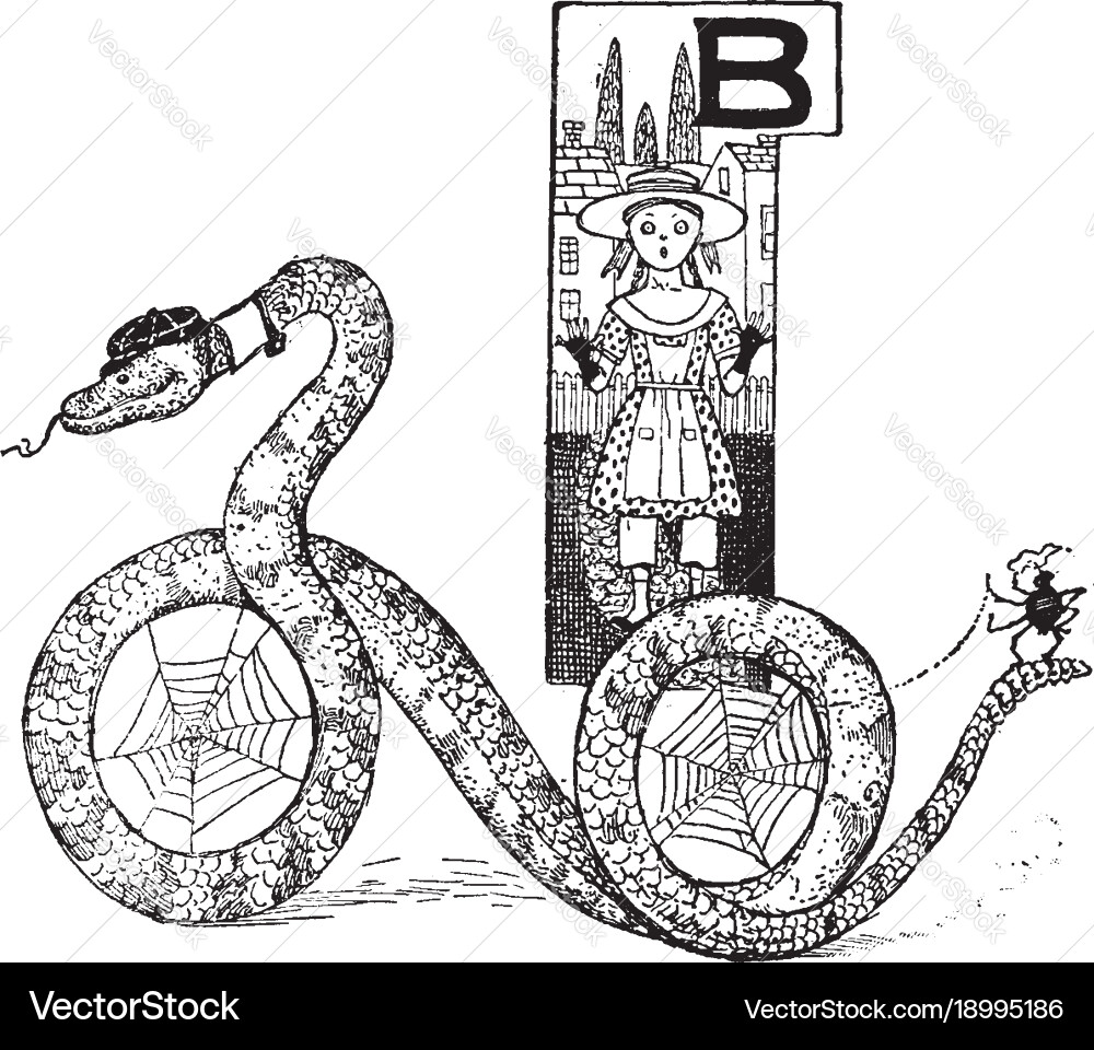 Snake bike vintage Royalty Free Vector Image - VectorStock