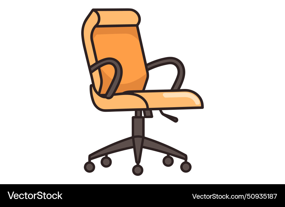 Office chairs Royalty Free Vector Image - VectorStock