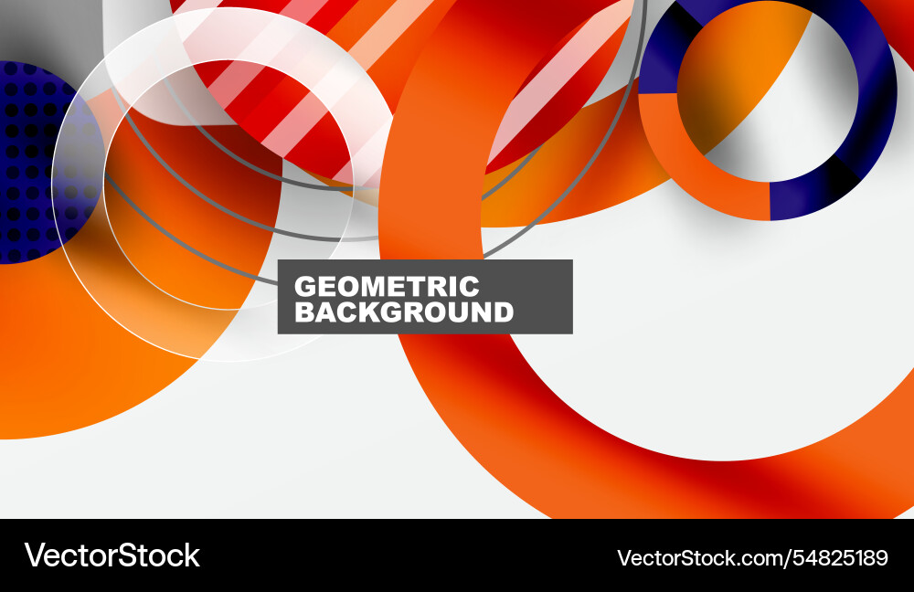 Abstract background - layered geometric shapes Vector Image