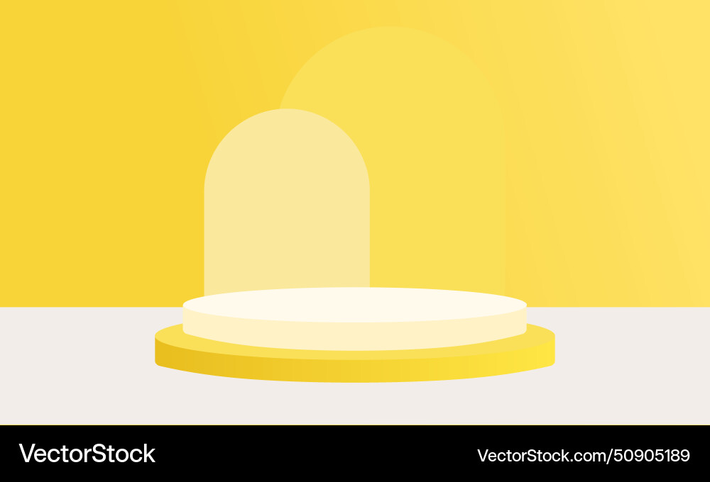 Realistic 3d cylinder pedestal podium Royalty Free Vector