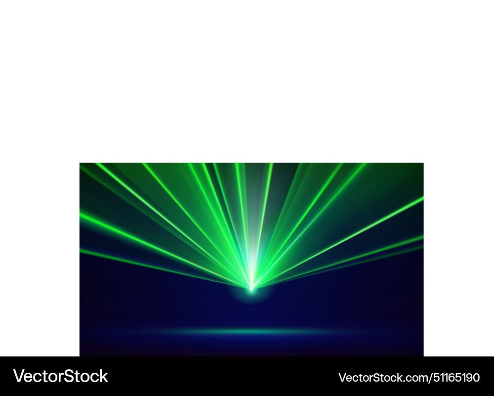 Laser light show bright led beams dj strobe Vector Image