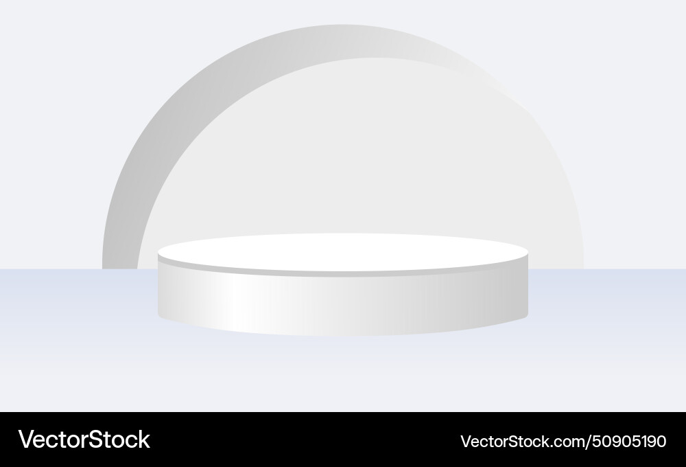 Realistic 3d cylinder pedestal podium Royalty Free Vector