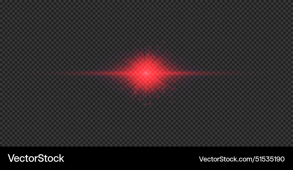 Red horizontal light effect of lens flares – Royalty-Free Vector ...