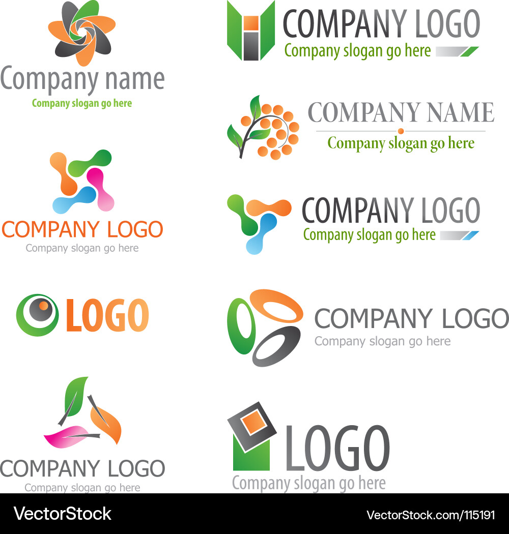 Logos Royalty Free Vector Image - VectorStock