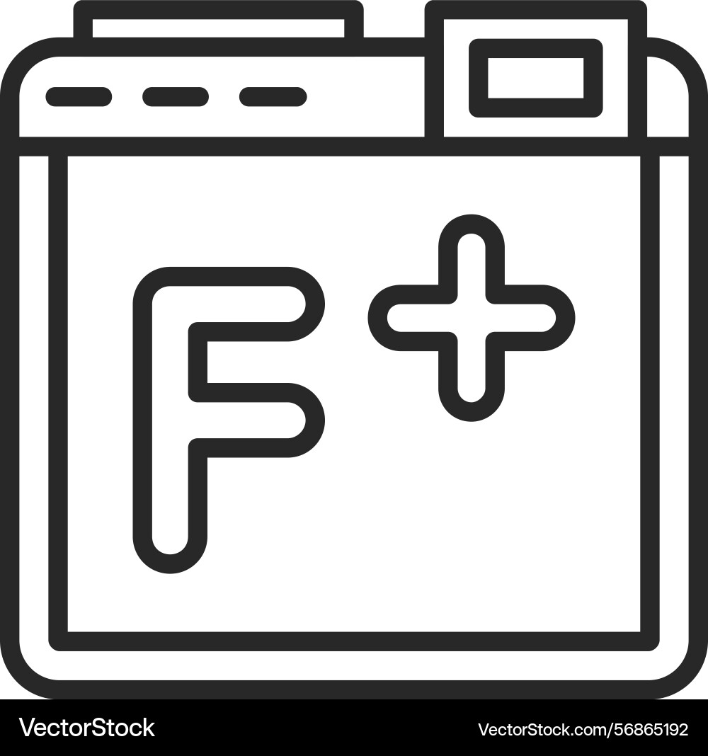 Grade icon Royalty Free Vector Image - VectorStock