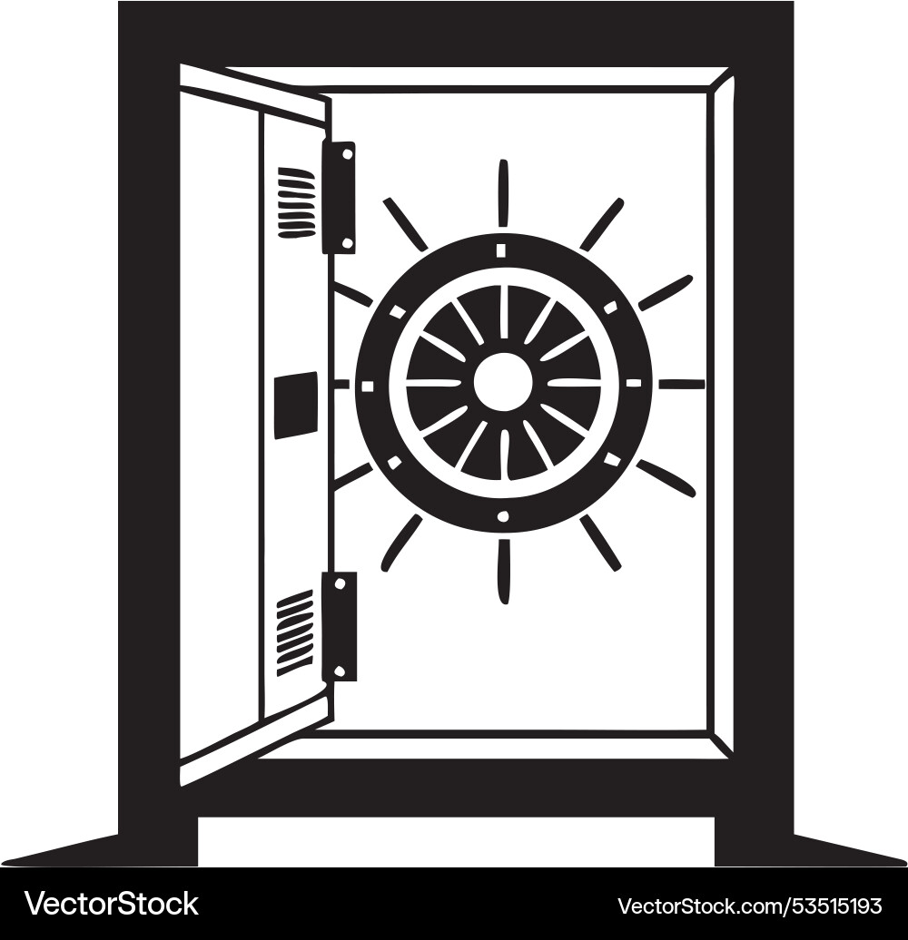 Fortress lock the ultimate solution for securing Vector Image