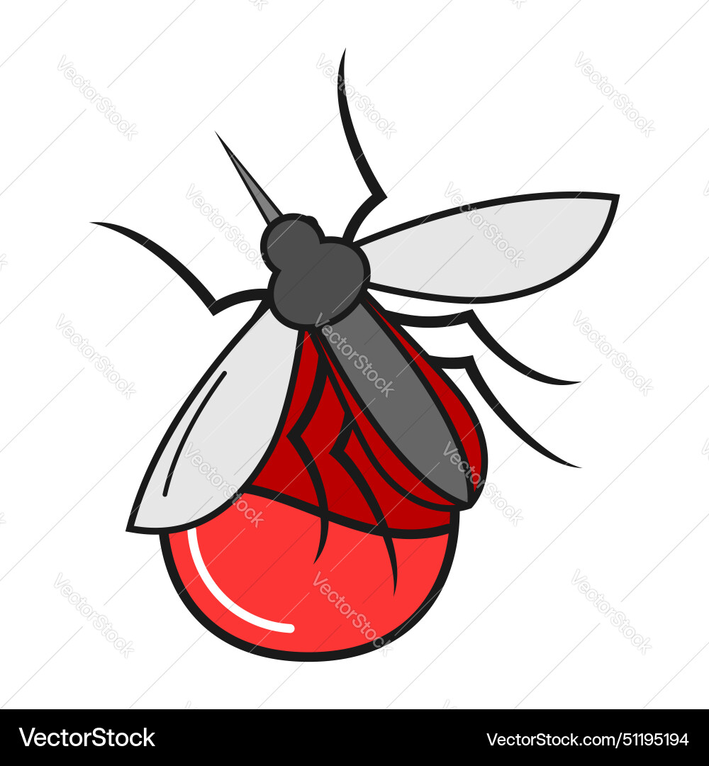 Malaria day element design Royalty Free Vector Image