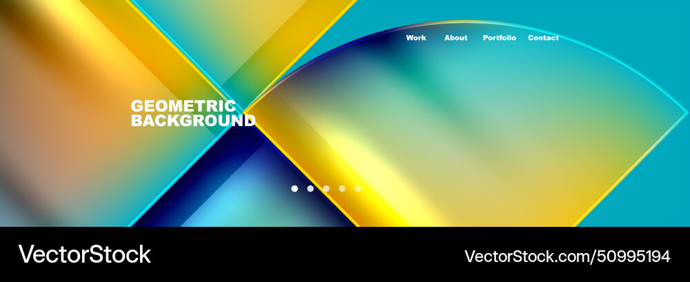 Vibrant azure and electric blue circle pattern Vector Image