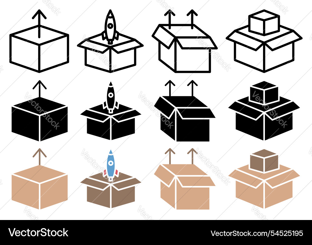Product release icon Royalty Free Vector Image
