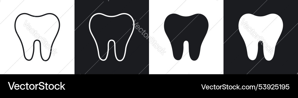 Tooth icon Royalty Free Vector Image - VectorStock