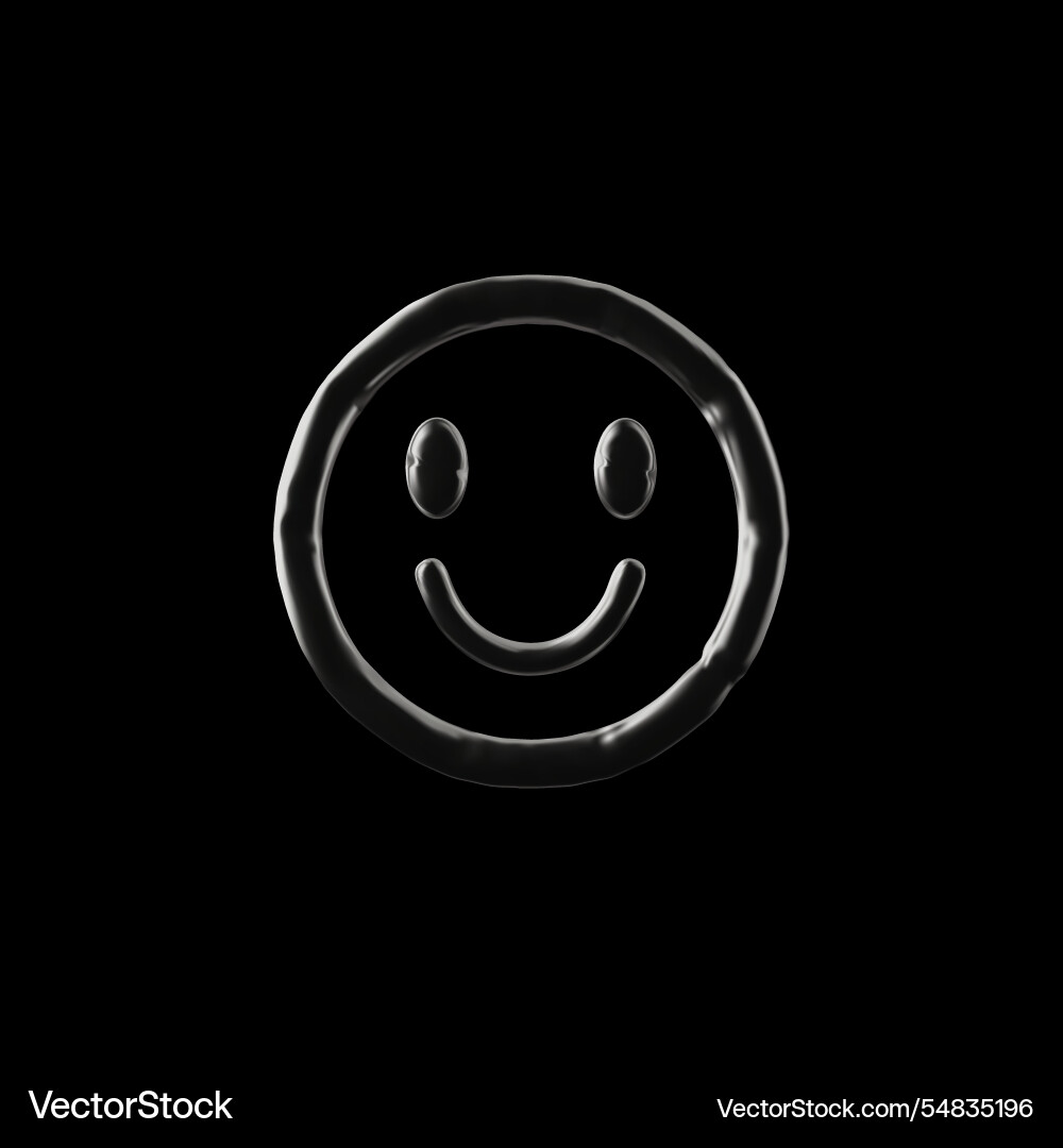 3d of inflatable figure Royalty Free Vector Image