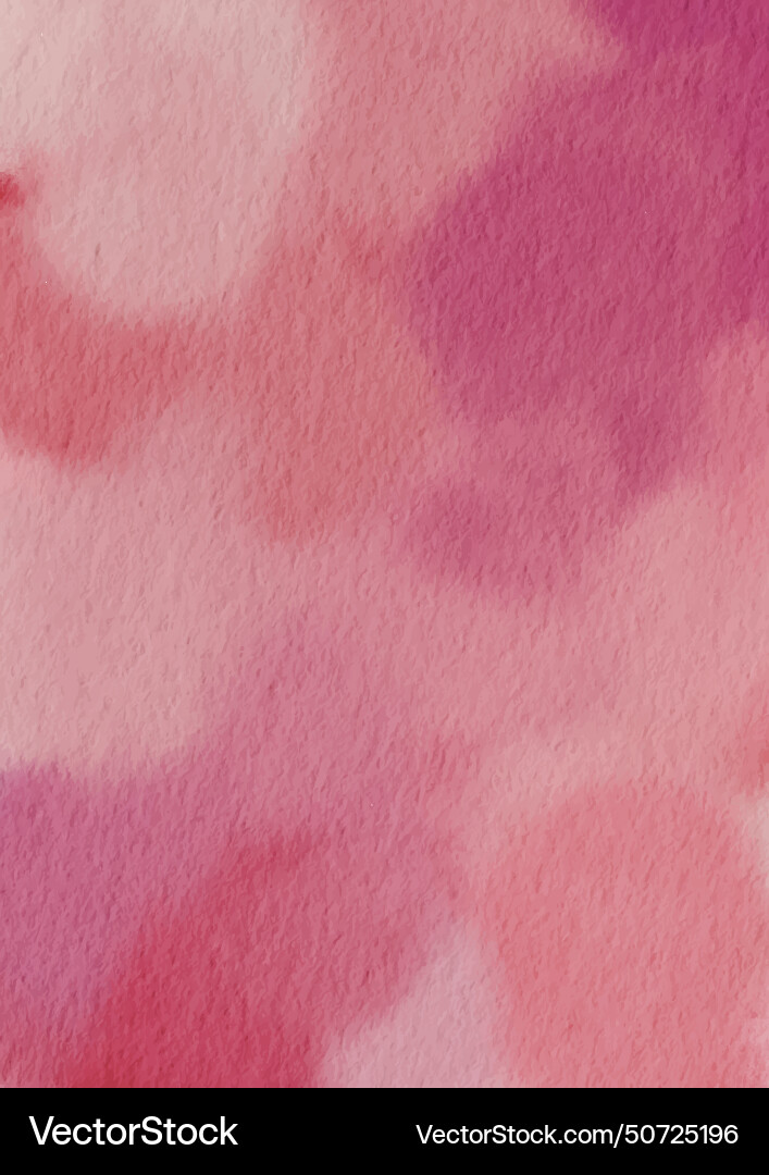 Abstract pink drop on paper watercolor background Vector Image