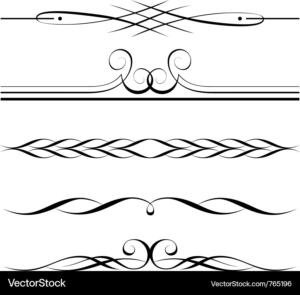 Ornate Decorative Border Royalty Free Vector Image
