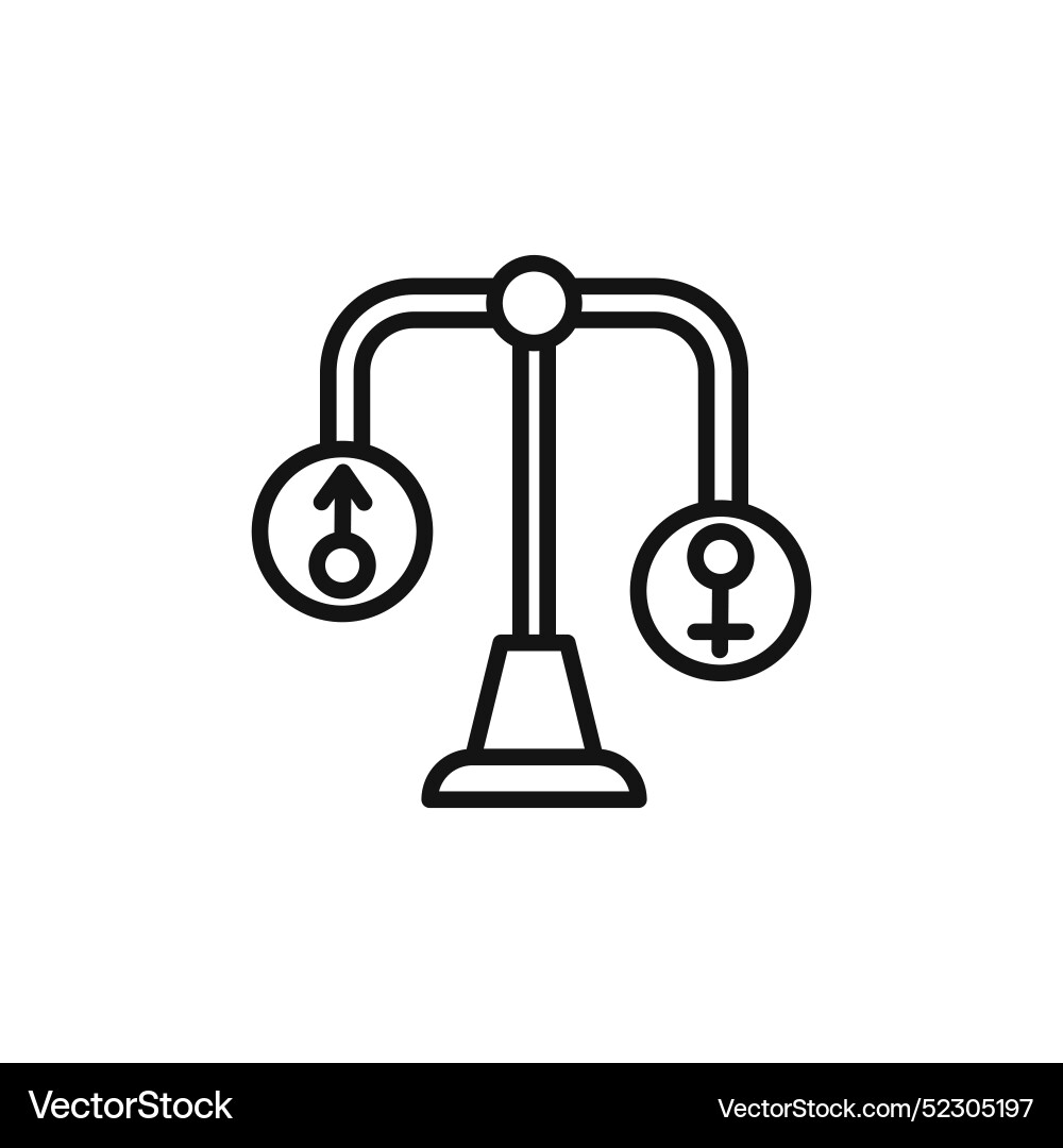 Hormone imbalance icon outline collection Vector Image