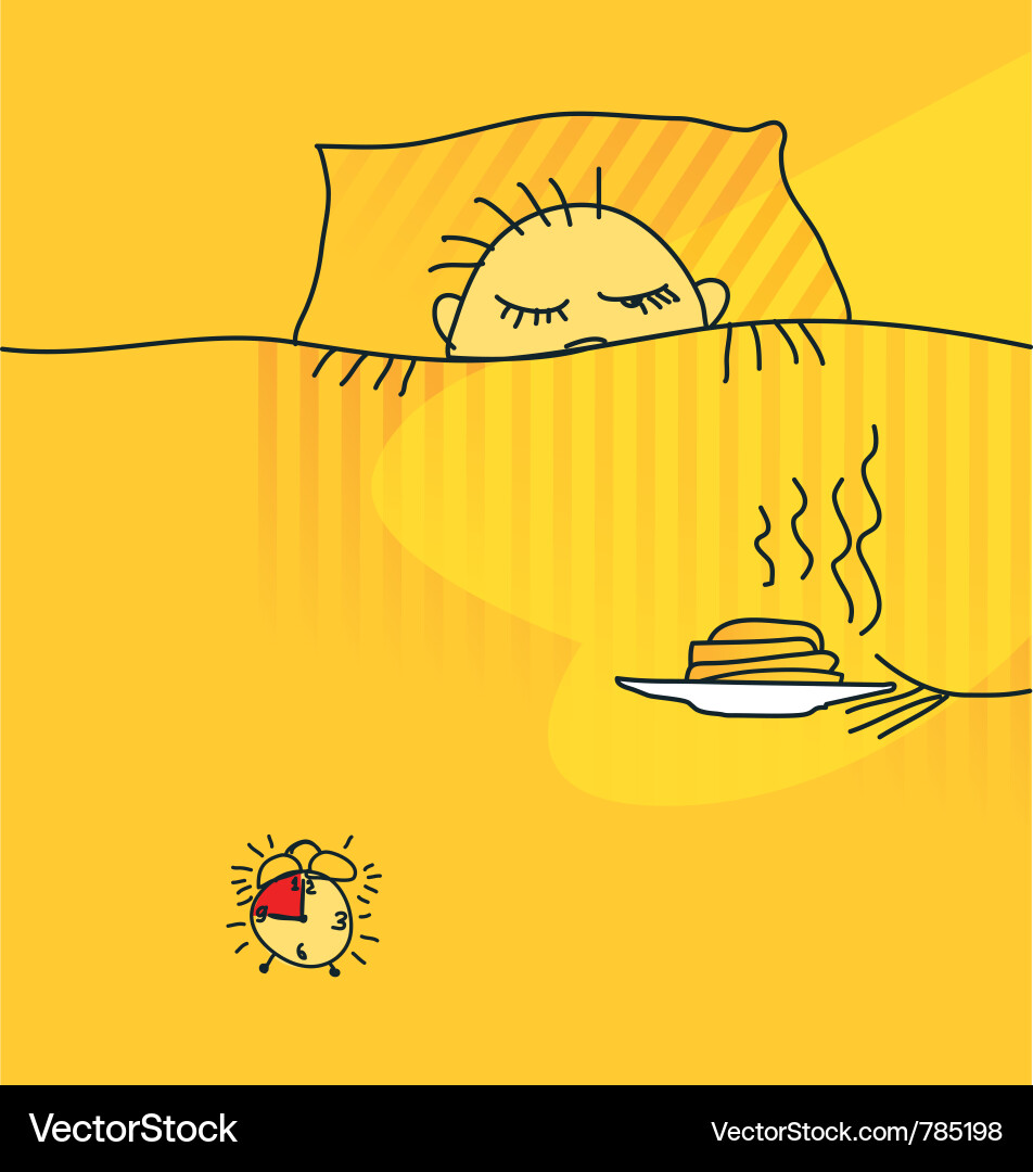Morning Awakening Royalty Free Vector Image - VectorStock