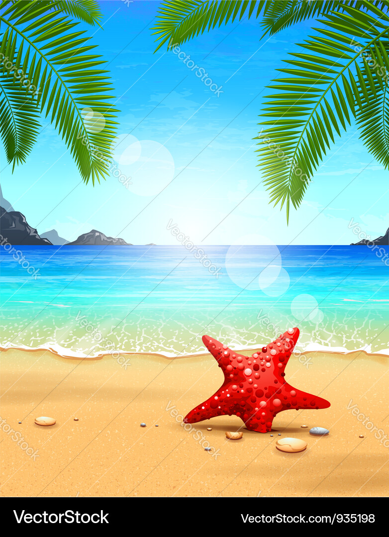 Seascape Royalty Free Vector Image - VectorStock