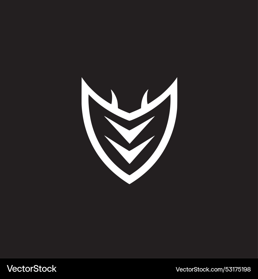 Shield - high quality logo ideal for t-shirt Vector Image