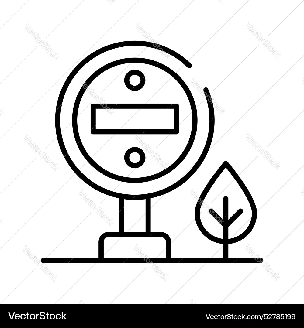 No entry sign board design isolated on white Vector Image