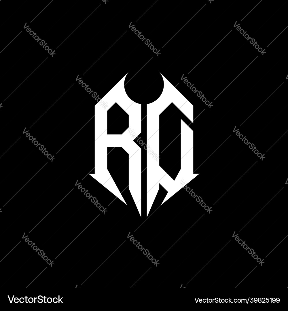 RD Monogram Letter Logo Template Royalty Free Vector Image