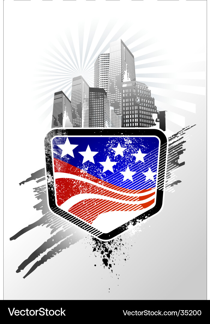 American emblem Royalty Free Vector Image - VectorStock