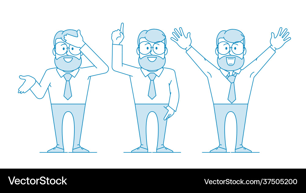 Man hits his forehead with open hand Royalty Free Vector
