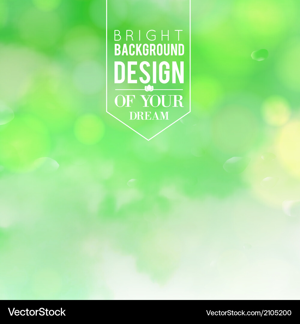 Natural green blurred background Royalty Free Vector Image