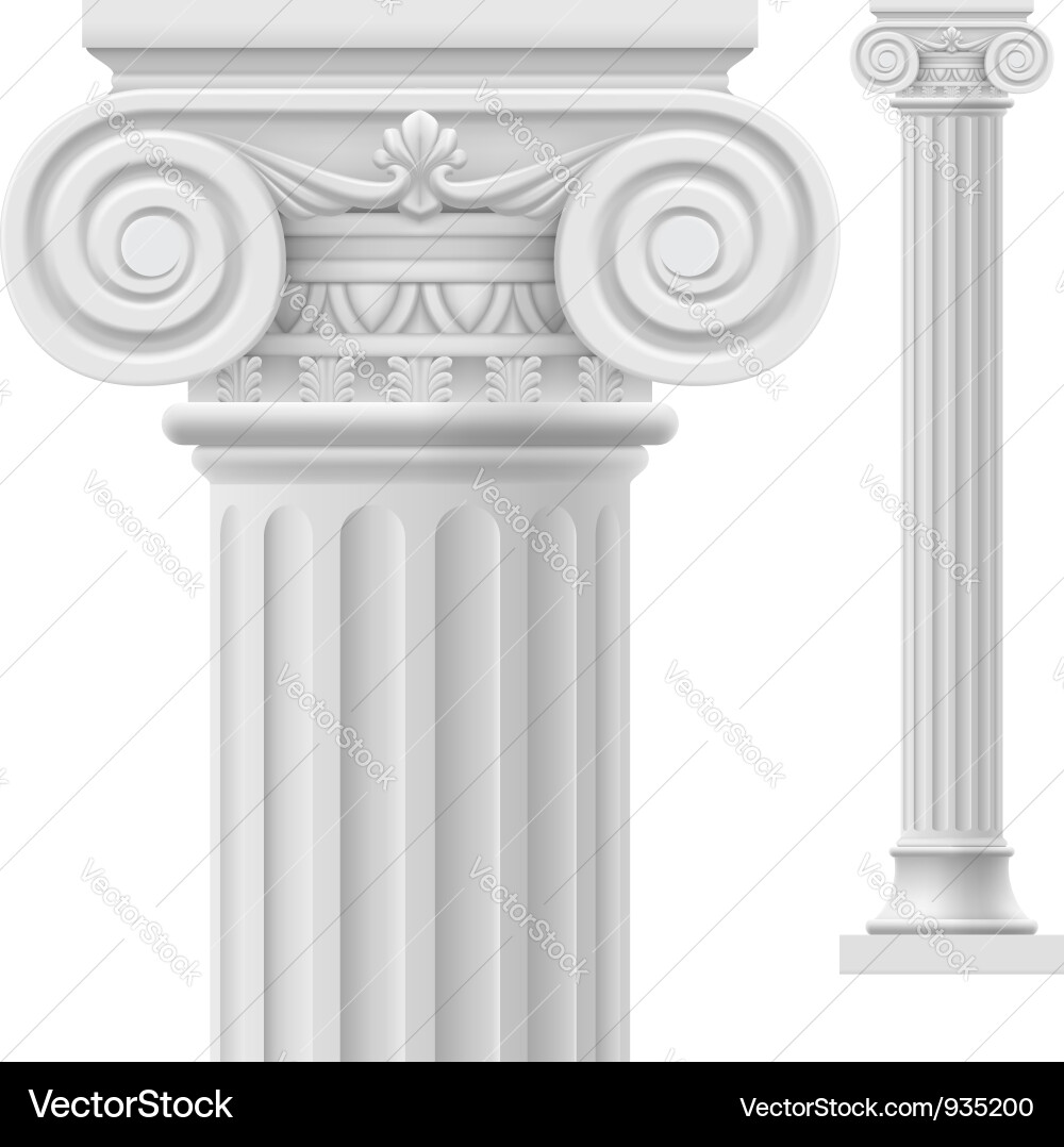 Roman column Royalty Free Vector Image - VectorStock
