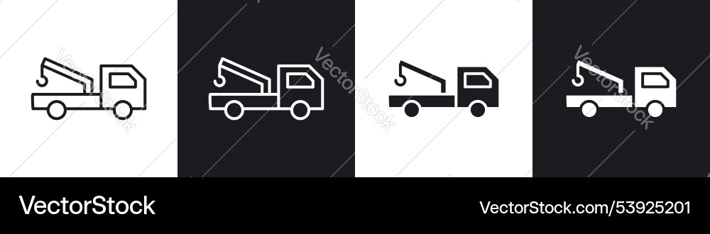 Tow truck icon Royalty Free Vector Image - VectorStock