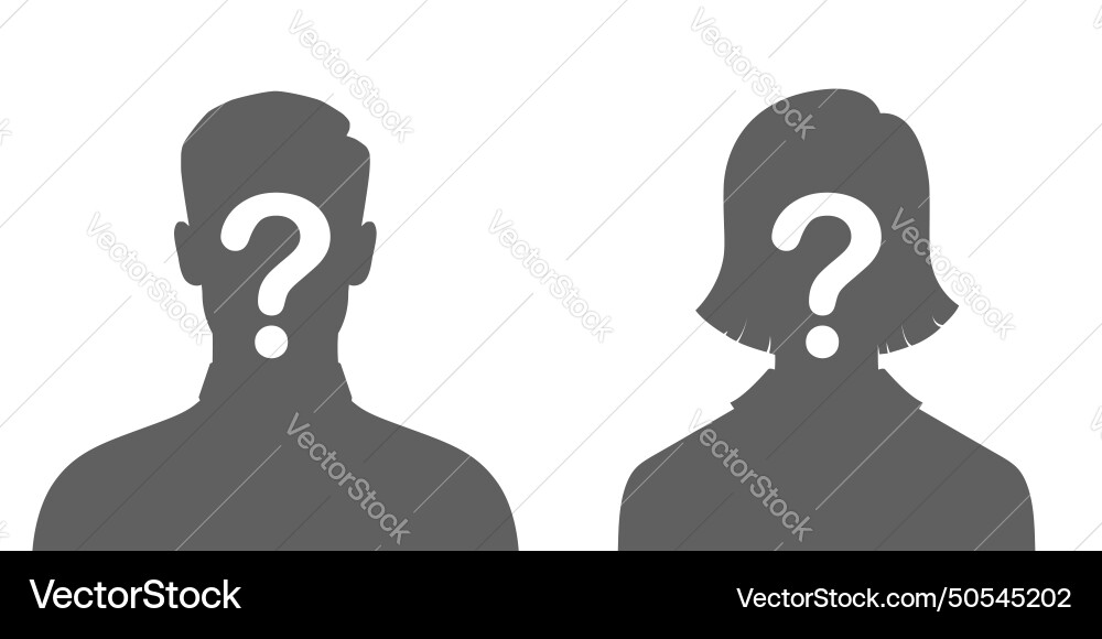 Couple of questions Royalty Free Vector Image - VectorStock
