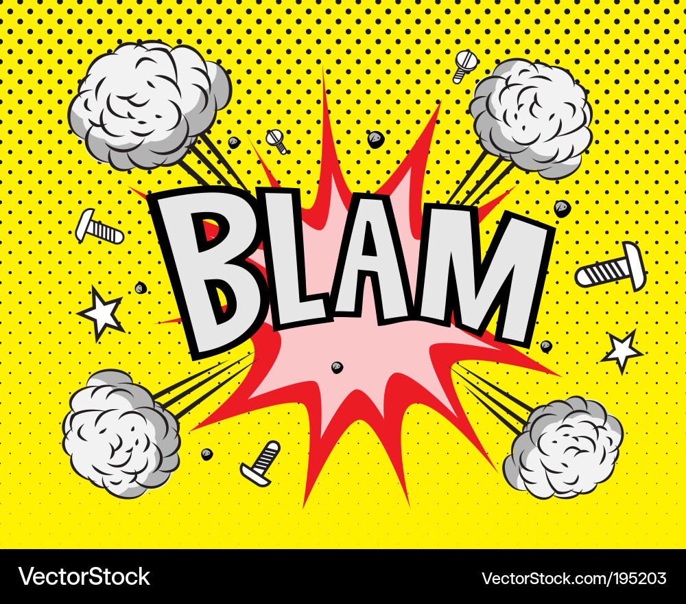 Comic book bam Royalty Free Vector Image - VectorStock