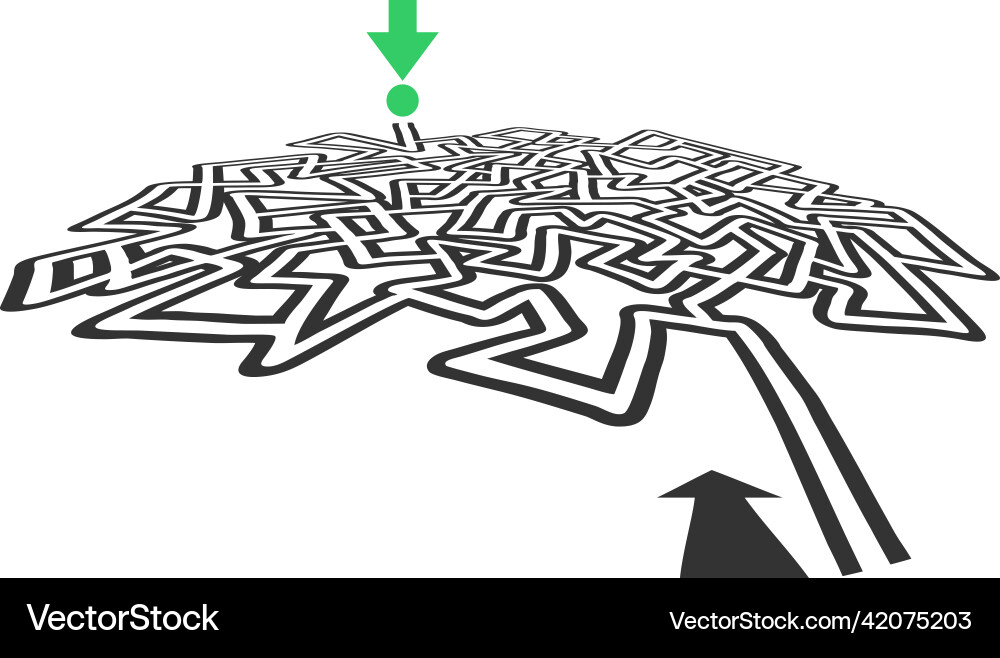 Kreuzblick Lizenzfreies Vektorbild - VectorStock