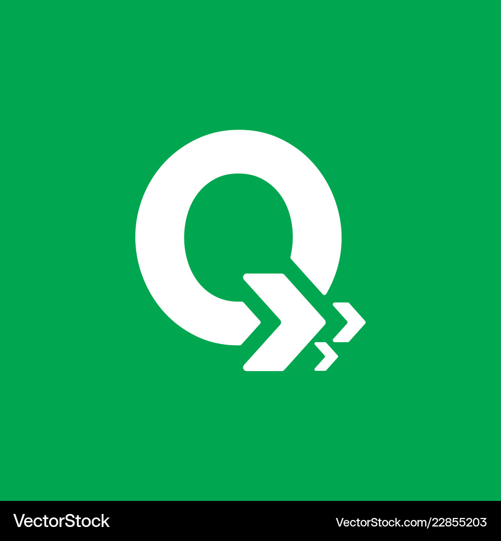 Modern Letter Q Logo Royalty Free Vector Image