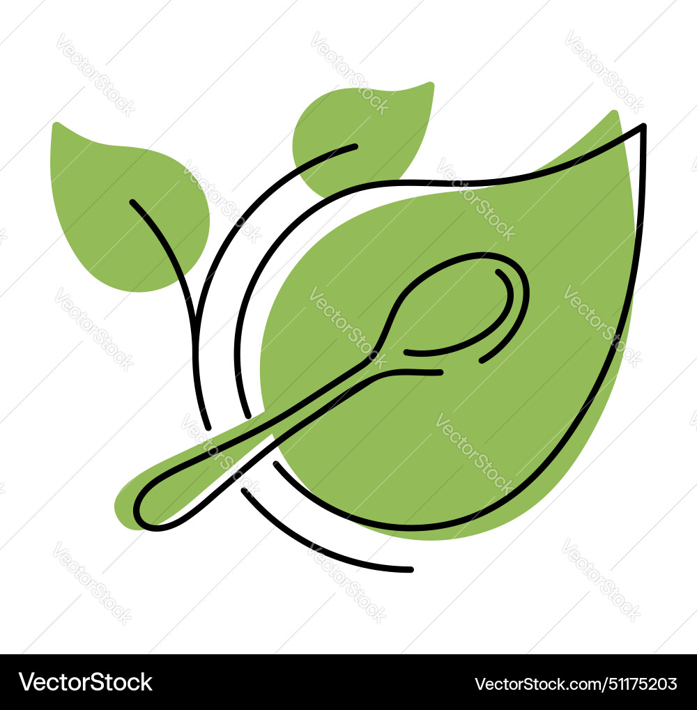 Plant proteins label - healthy nutrition icon Vector Image