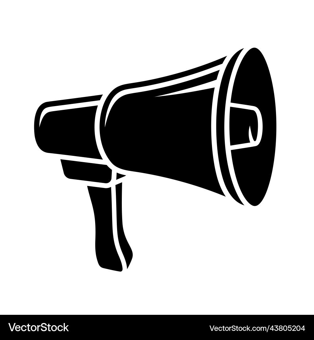Loudspeaker 001 Royalty Free Vector Image - VectorStock