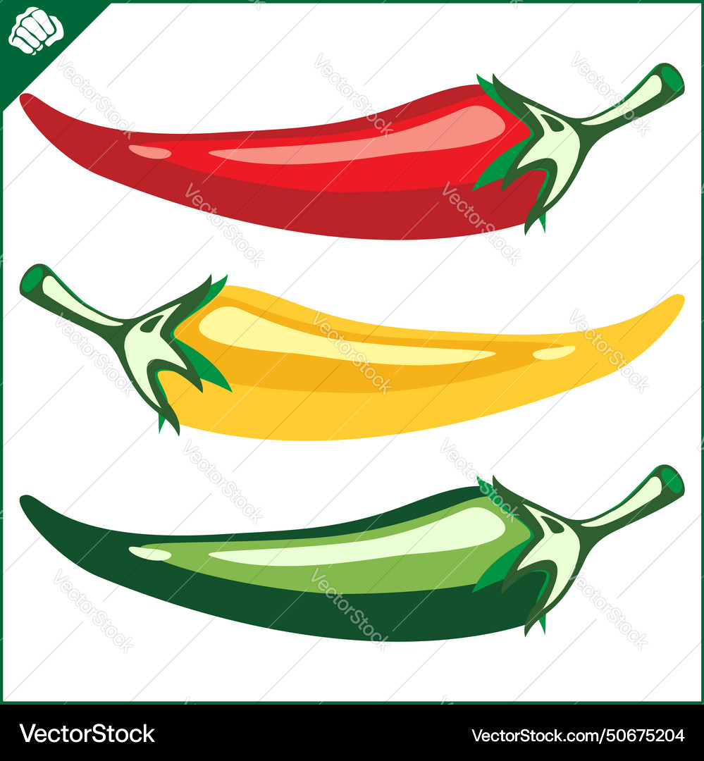 Red hot pepper eps Royalty Free Vector Image - VectorStock