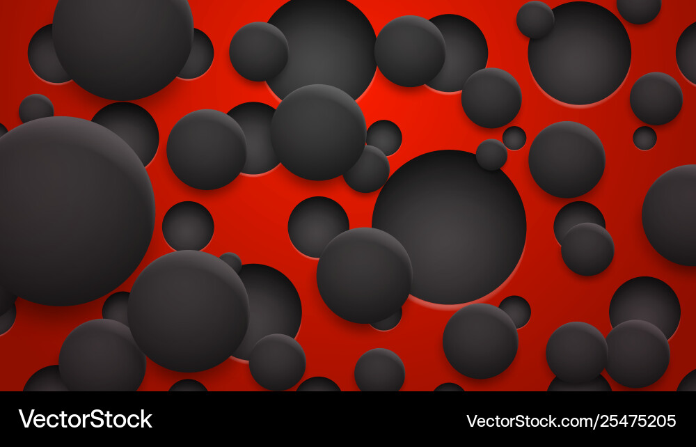 Abstract Holes and Circles Royalty Free Vector Image