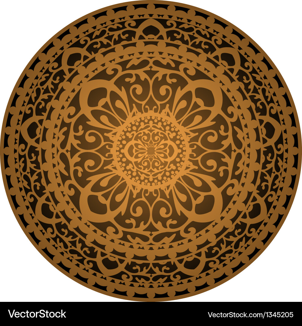Brown rug Royalty Free Vector Image - VectorStock