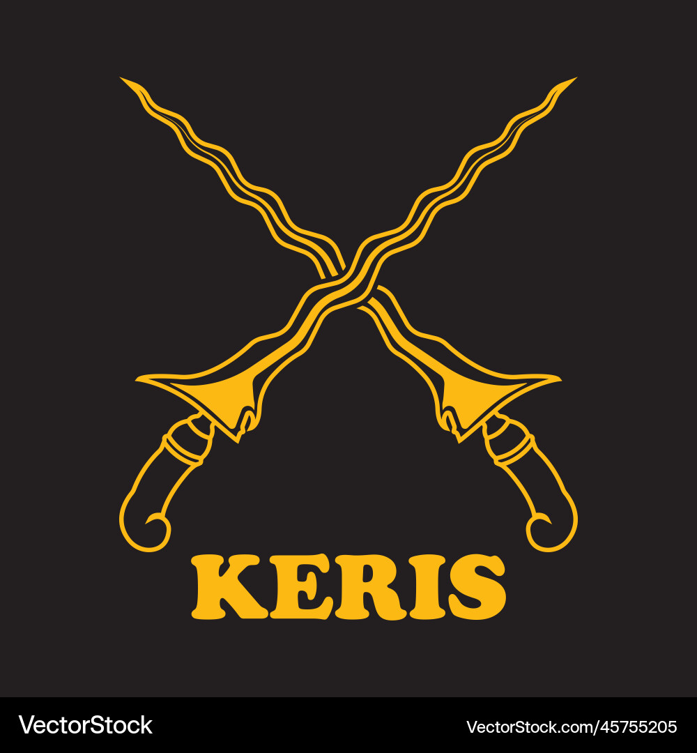 Keris icon Royalty Free Vector Image - VectorStock
