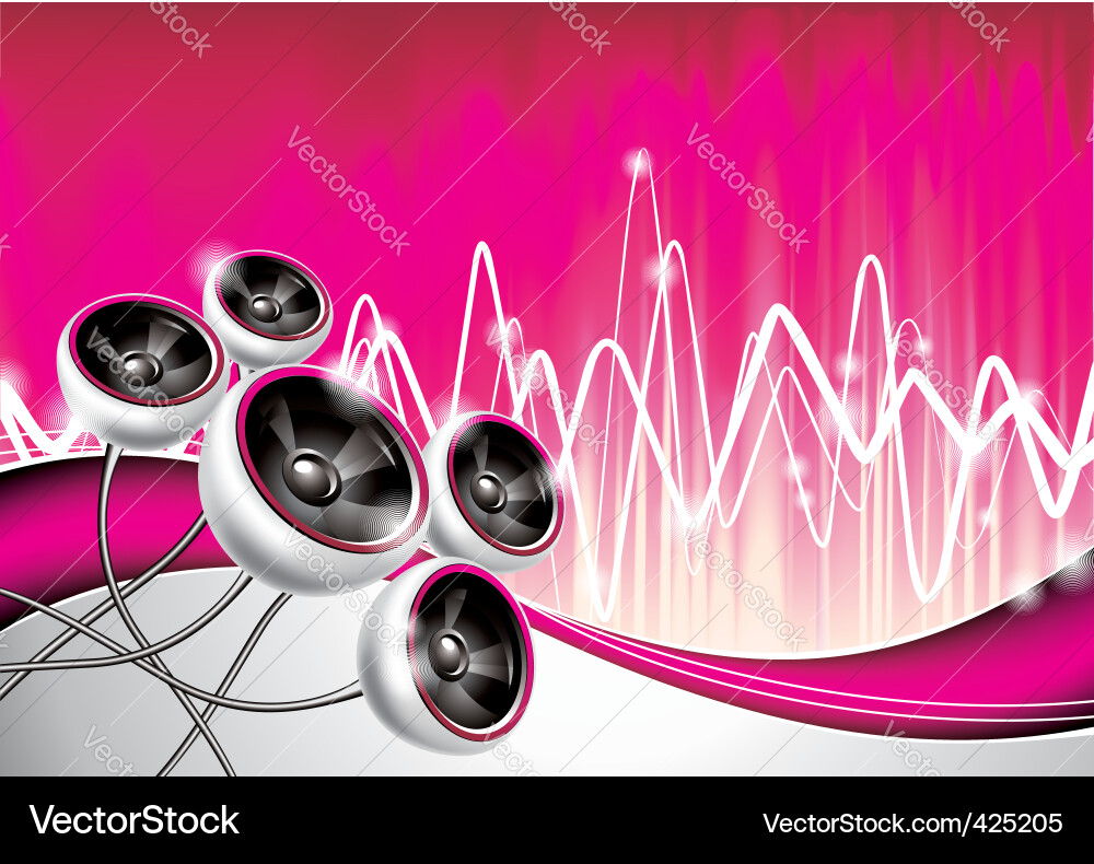 Music background Royalty Free Vector Image - VectorStock