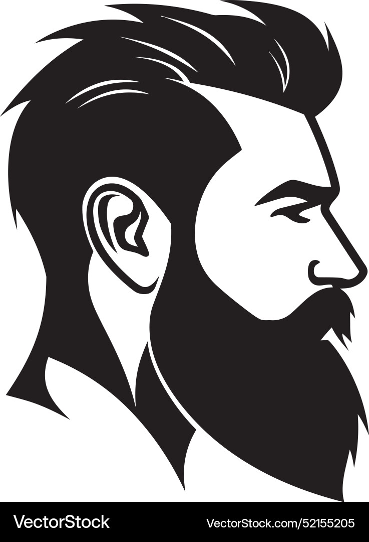 Science of beard growth debunking myths Royalty Free Vector