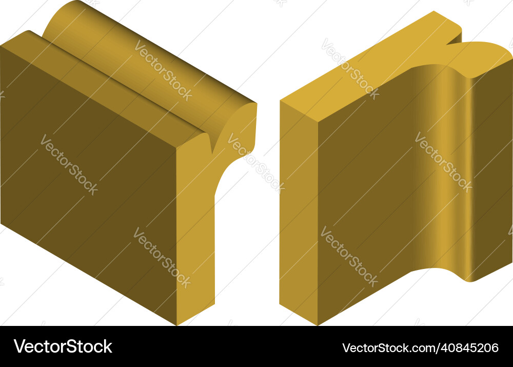 Isometric letter r template for creating logos Vector Image