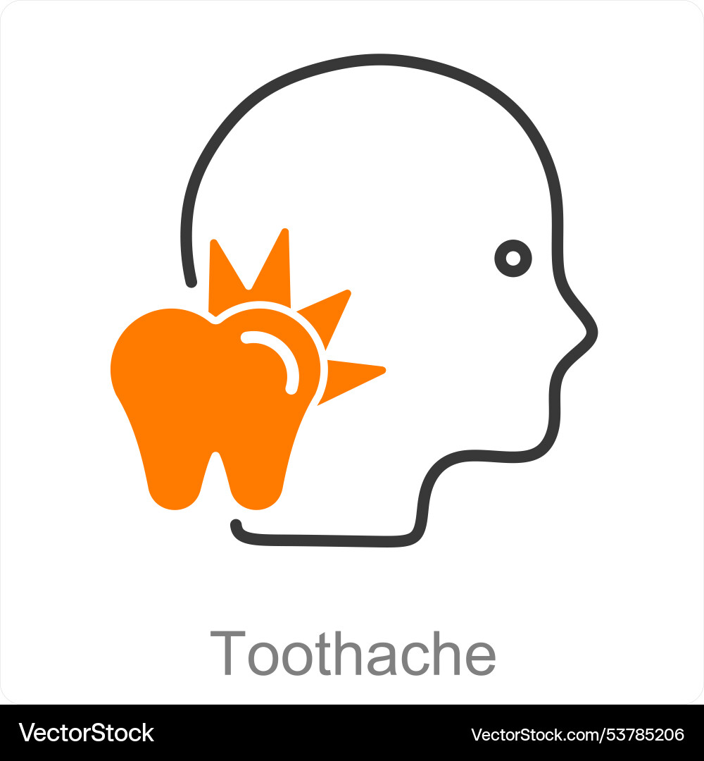 Toothache Royalty Free Vector Image - VectorStock