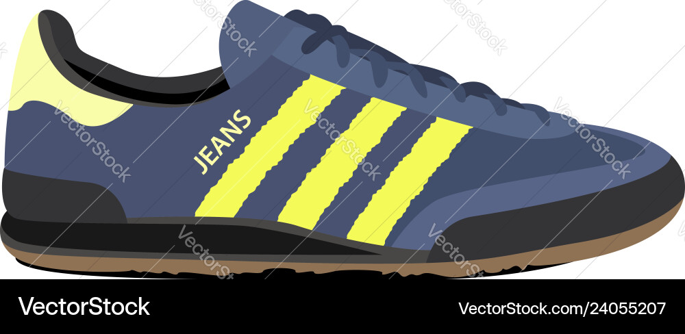 Adidas jeans style Royalty Free Vector Image - VectorStock