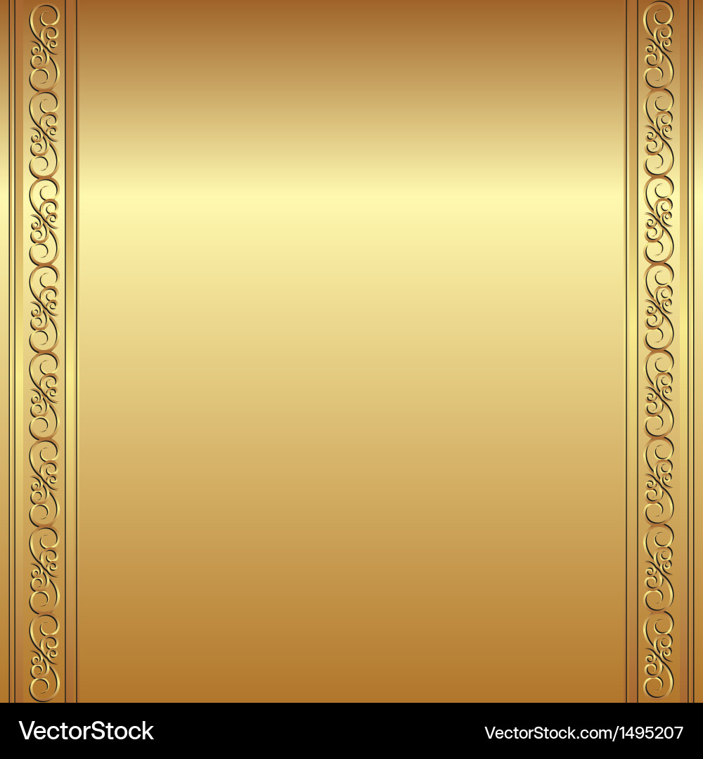 Golden background Royalty Free Vector Image - VectorStock