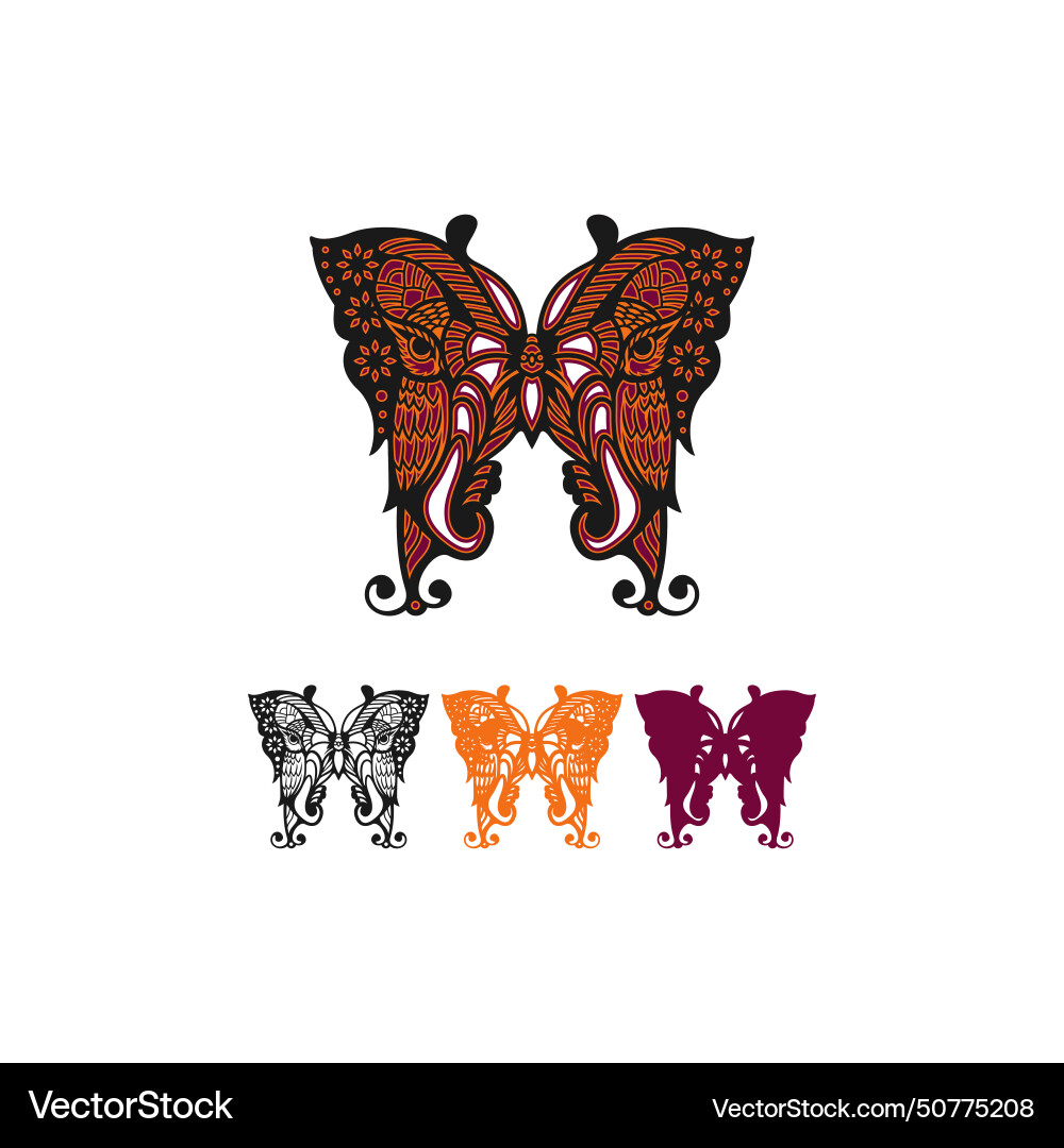 Laser cut butterfly Royalty Free Vector Image - VectorStock