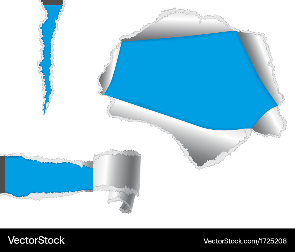 Torn paper Royalty Free Vector Image - VectorStock