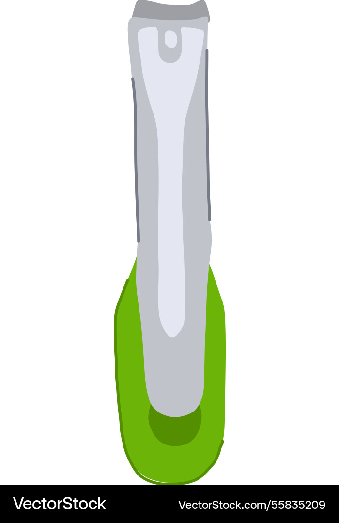 Finger nail clippers cartoon Royalty Free Vector Image